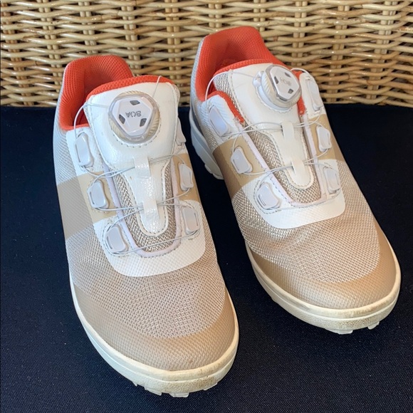 Louis Castel | Shoes | Louis Castel Golf Shoes Beige White Boa Closure ...